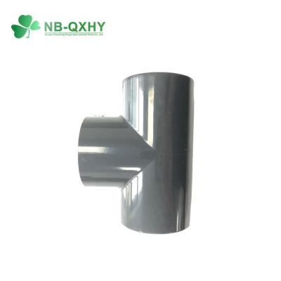 Cina Codice Testa Rotonda PVC Equal Tee Forgiato PVC Fitting Tubo a pressione Fitting a prezzi competitivi in vendita