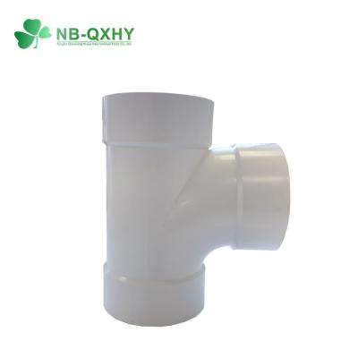 Cina Drenaggio dell'acqua Fittings di fognatura UPVC Y-Tee Equal Tee Personalizzazione con vernice Vernice in vendita