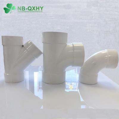Cina Drenaggio dell'acqua Fittings di fognatura UPVC Y-Tee Equal Tee Personalizzazione con vernice Vernice in vendita