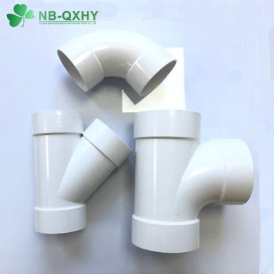 Cina Drenaggio dell'acqua Fittings di fognatura UPVC Y-Tee Equal Tee Personalizzazione con vernice Vernice in vendita