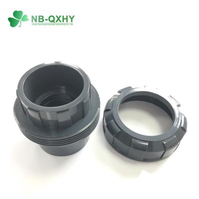 Cina Pn16 Grigio colore PVC tubo di presa di presa Unione per la gestione dell'acqua fredda ad alta pressione in vendita