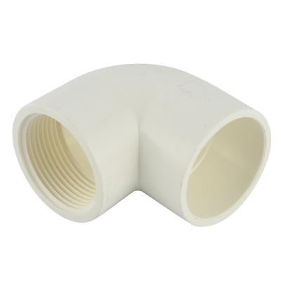 Cina QX personalizzazione Sch40 PVC tubo di montaggio 90 gradi gomito femminile con richiesta personalizzata in vendita