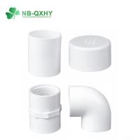 China Round Head Code 45 Degree Socket Elbow for Water Supply Sch40 Plastic PVC Pipe Fitting for sale