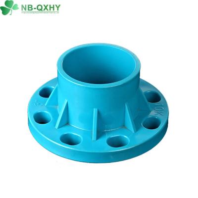 Cina Collegamento adesivo Blu Grigio Nero DIN PVC Flange per applicazioni ad alta temperatura in vendita