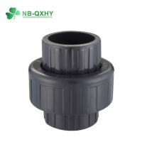 China Nominal Diameter Dn15-Dn100 Blue PVC Pipe Fitting Union Plastic Socket Thread Union for sale