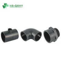 China Equal Pn16 PVC Pipe Fitting DIN Standard for Deep Gray High Pressure for sale