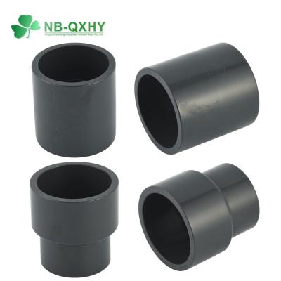 Cina Fitture per tubi in PVC Pn16 uguali alla norma DIN per alte pressioni in grigio profondo in vendita