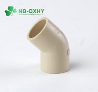 China Water Supply CPVC Pipe Fitting End Cap/Plug Elbow and Lateral 90°Tee for Efficiency for sale