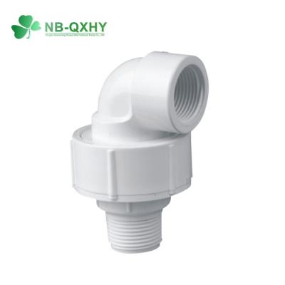 Cina QX Bianco PVC Fitting Coupling Elbow Plug Forgiato QX BS Thread in vendita