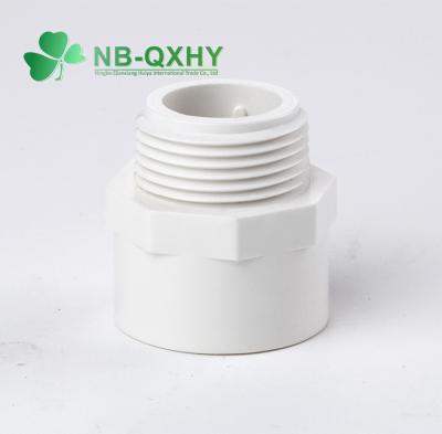 Cina Bianco Sch40 UPVC Fitting Pipe Fitting Plug Adapter Elbow Tee Standard ASTM 100% materiale in vendita