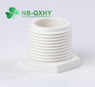 Cina Bianco Sch40 UPVC Fitting Pipe Fitting Plug Adapter Elbow Tee Standard ASTM 100% materiale in vendita