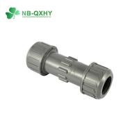 China Affordable Socket Surface Type All Sizes and Types Light Grey Pn10 Plastic PVC Fitting for sale