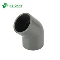 China Affordable Socket Surface Type All Sizes and Types Light Grey Pn10 Plastic PVC Fitting for sale