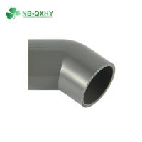 China Affordable Socket Surface Type All Sizes and Types Light Grey Pn10 Plastic PVC Fitting for sale