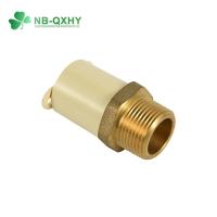 China PVC Glue Connection CPVC ASTM 2846 Plastic Fitting with Copper Insert Full Size for sale