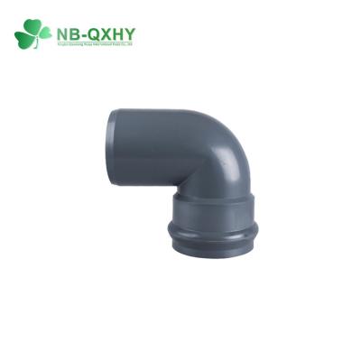 Cina Fittings per tubi in PVC in plastica in conformità alla norma DIN con tempi di consegna rapidi e connessione con colla in vendita