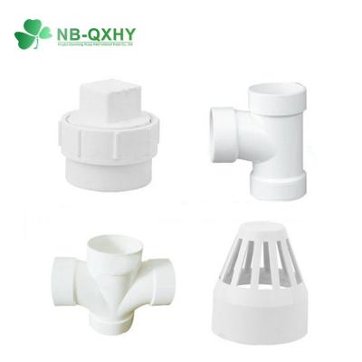 Cina Fittings per tubi di drenaggio in PVC QX con compatibilità standard ASTM D2665 in vendita