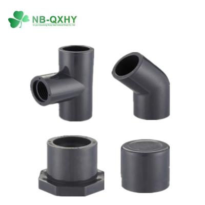 China Sch80 Acessórios de tubos de PVC com ligação de cola à venda
