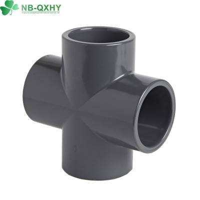 Cina 1/2-16 Inch Grigio Sch80 PVC Pipe Fitting con connessione di plastica e colla in vendita
