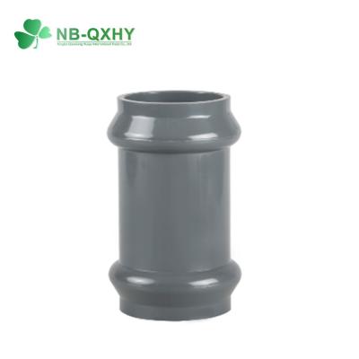 Cina Fittings per tubi in UPVC di alto spessore e grigio profondo per applicazioni nei sistemi di approvvigionamento idrico in vendita