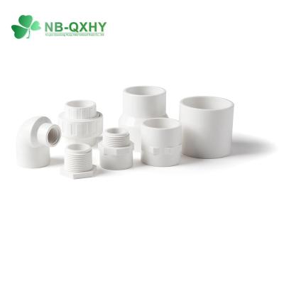 Cina Fittings per tubi in PVC ad alto spessore, testa rotonda, codice 90 gradi, gomito, standard ASTM in vendita
