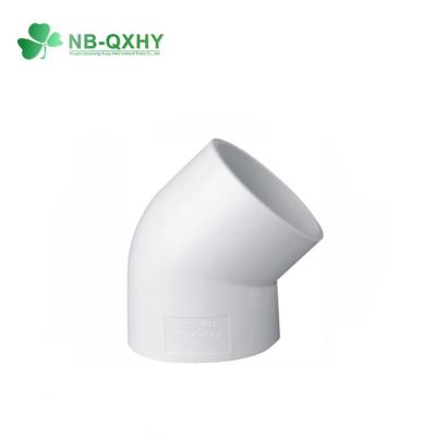Cina Codice testa rotonda QX ASTM Sch40 Fittings standard per tubi in UPVC Fittings per tubi in plastica in vendita