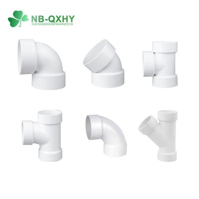 Cina Fittings per tubi in PVC UPVC a superficie pulita e ordinata per DWV Fittings di tipo ASTM D2665 Y in vendita