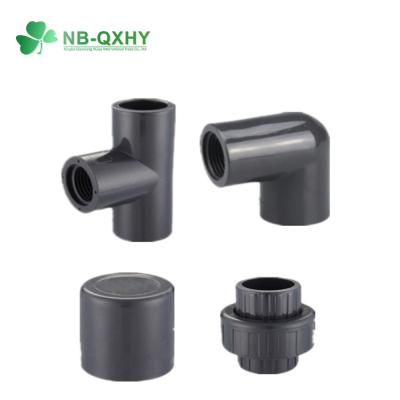 Cina Protezione UV Sch40 Sch80 PVC UPVC Fitting Finish di superficie secca per raccordi per tubi Sch80 in vendita