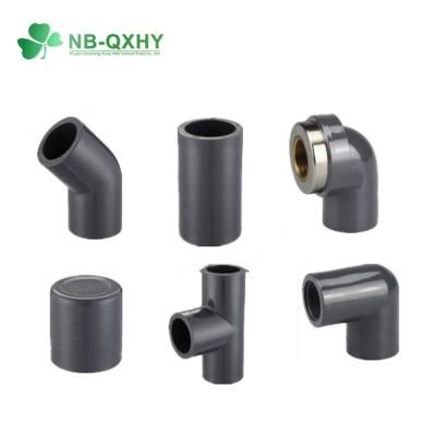 Cina 2-1/2 connessione adesiva in plastica ASTM Sch80 Pn16 PVC UPVC in vendita