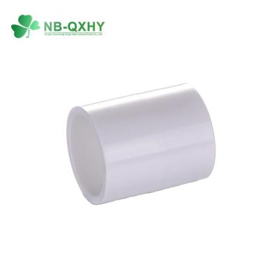 中国 サイズ 完全な Sch40 PVC UPVC ASTM パイプフィッティング スリップカップリング 1/2 
