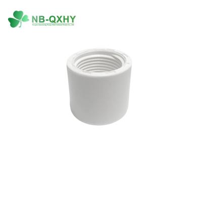 中国 サイズ 完全な Sch40 PVC UPVC ASTM パイプフィッティング スリップカップリング 1/2 
