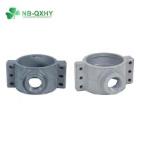 China Customized Request UPVC PVC DIN Standard Coupling Clamp Saddle for Pipe Fitting System for sale