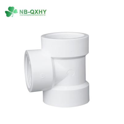 Cina Collegamento adesivo PVC UPVC BSPT/BS Standard Maschio/Femmina gomito a filo ridotto con tappo in vendita