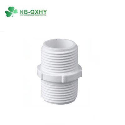 Cina Collegamento adesivo PVC UPVC BSPT/BS Standard Maschio/Femmina gomito a filo ridotto con tappo in vendita