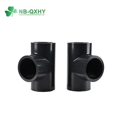 Cina 90 gradi PVC/UPVC Sch80 Elbow Tee Pipe Fitting per ASTM Standard Large Size 16