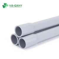 China Plastic White PVC Flexible Electrical Conduit Elbow Bend Pipe Fitting for sale