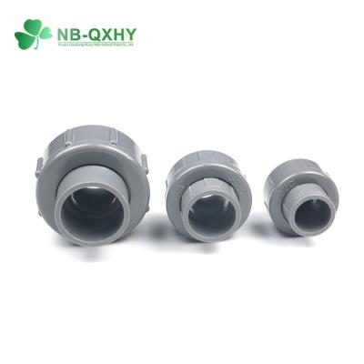 Cina Codice Testa rotonda PVC/UPVC DIN/GB Fitting per tubi di approvvigionamento idrico personalizzato per la costruzione in vendita