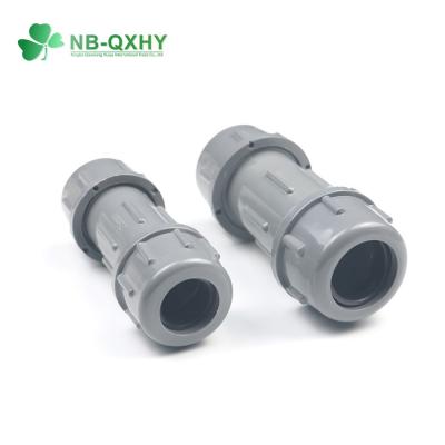 Cina Codice Testa rotonda PVC/UPVC DIN/GB Fitting per tubi di approvvigionamento idrico personalizzato per la costruzione in vendita
