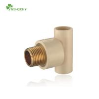 China CPVC Fittings Male Tee with Brass Thread Customization Customized Request Customization for sale