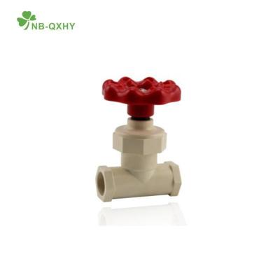 Китай CPVC прямопроходный тип трубного канала с шаровым клапаном с стандартом ASTM 2846 продается