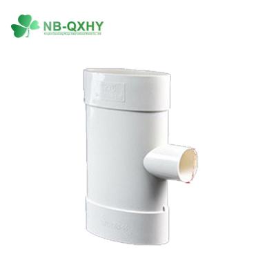 Cina Personalizzazione 100% Materiale PVC 45 gradi Fittings di scarico ovale Tee UPVC Reducer gomito in vendita