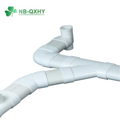 中国 バスルーム用 UPVC PVC プラスティック フラット・マウント 下水道 エリプス排水管のフィッティングシステム 販売のため