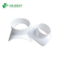 China Provide Replacement Services White UPVC PVC Pipe Fitting Snap/Slip Tee for Drainage for sale
