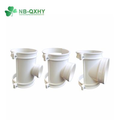 Cina Fornire servizi di sostituzione di tubi in PVC UPVC bianchi adattabili a snapp/slip tee per il drenaggio in vendita