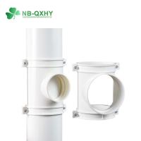 China Provide Replacement Services White UPVC PVC Pipe Fitting Snap/Slip Tee for Drainage for sale