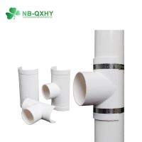 China Provide Replacement Services White UPVC PVC Pipe Fitting Snap/Slip Tee for Drainage for sale