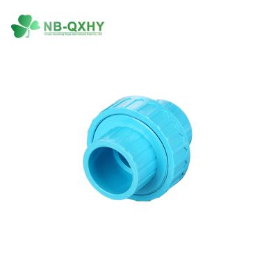 Cina Collegamento adesivo PVC con presa femminile per tubi blu Unione per l'approvvigionamento idrico Standard ANSI in vendita