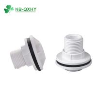 China Water Supply PVC BSPT Thread Tank Connector Coupling with External Thread Distribution for sale