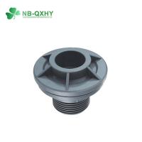 China Water Supply PVC BSPT Thread Tank Connector Coupling with External Thread Distribution for sale