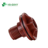 China Water Supply PVC BSPT Thread Tank Connector Coupling with External Thread Distribution for sale